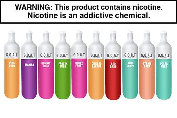 GOAT Disposable Vape 4000 Puffs - $4.99