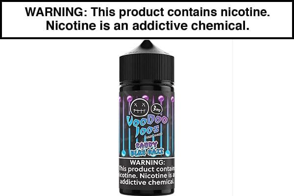 CANDY BLUE RAZZ BY VOODOO JUICE 100ML