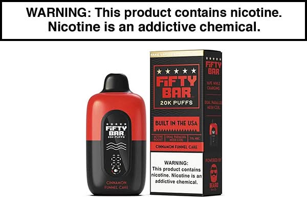 FIFTY BAR V2 20K DISPOSABLE VAPE - 20,000 PUFFS