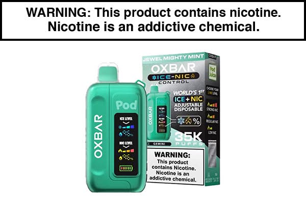 OXBAR ICE-NIC 35K DISPOSABLE VAPE POD JUICE EDITION