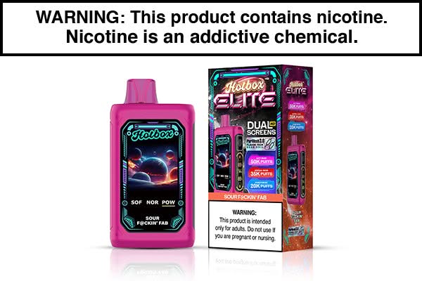 PUFF LABS HOTBOX ELITE 50K DISPOSABLE VAPE - 50,000 Puffs