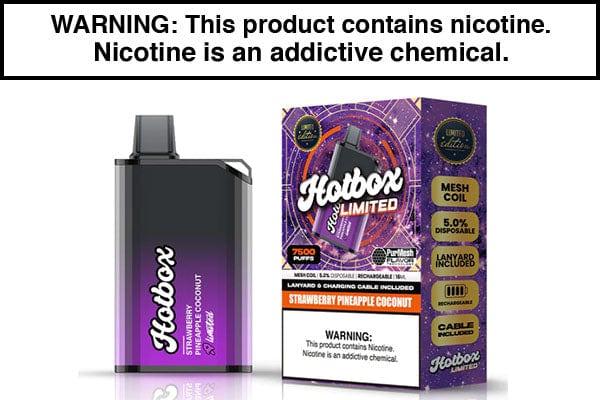 PUFF HOTBOX 7500 PUFF DISPOSABLE VAPE - $11.99
